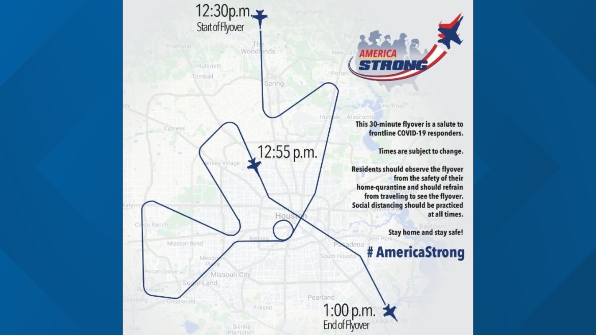 REPLAY: Blue Angels fly over Houston area in amazing tribute | khou.com