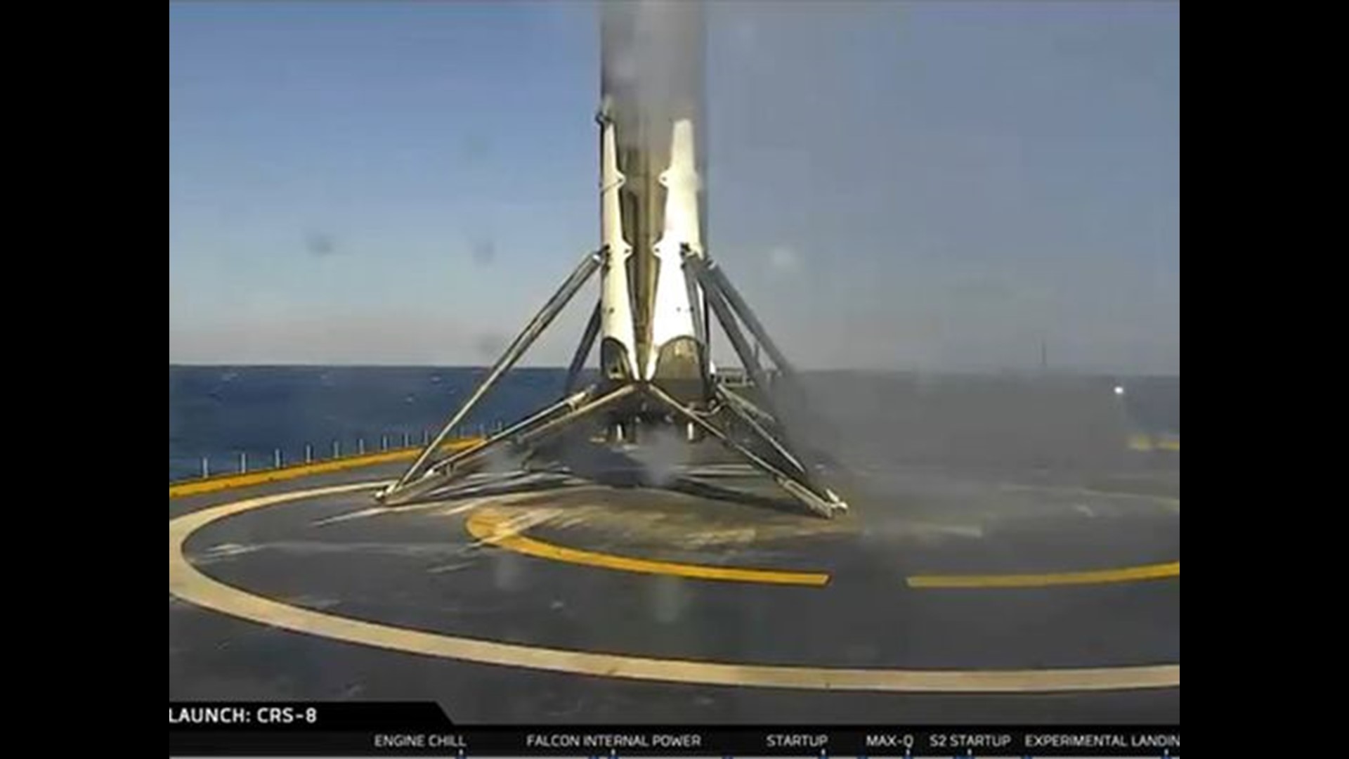 SpaceX rocket successfully lands on barge 200 miles offshore | khou.com