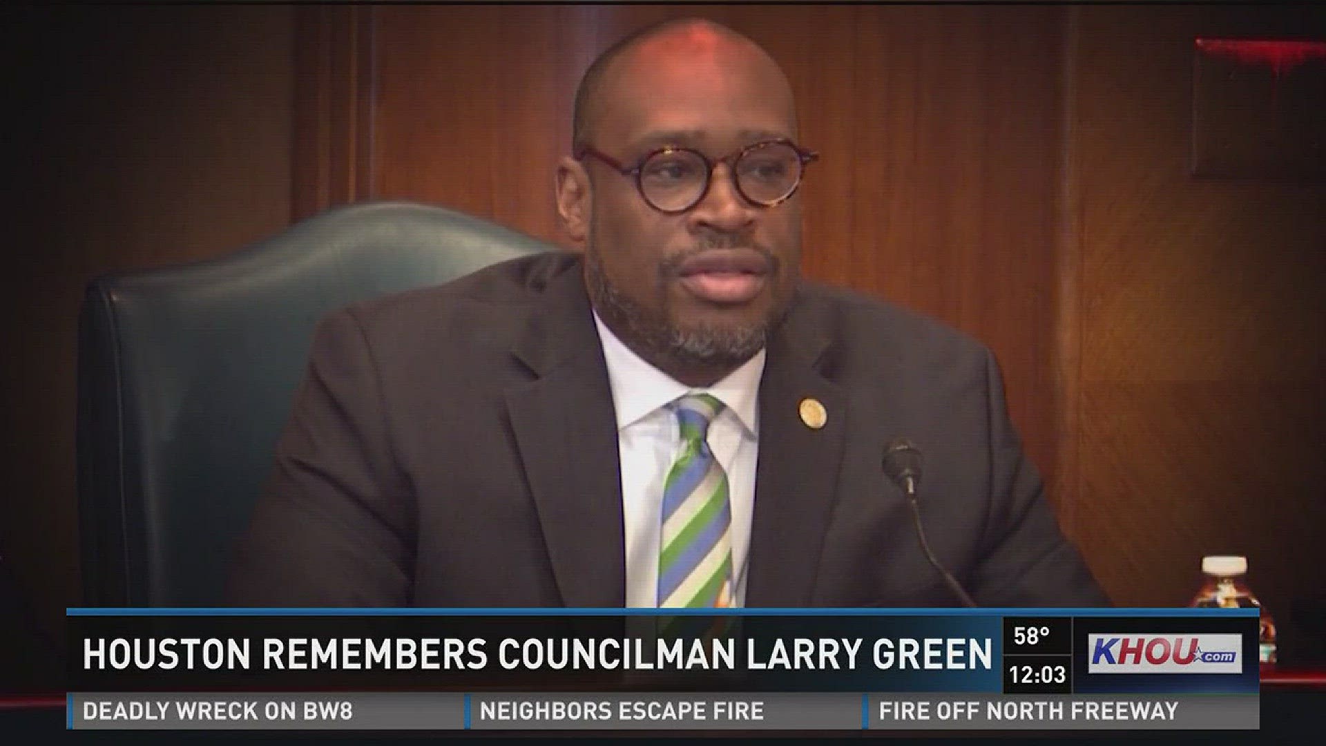 Family, friends say goodbye to Councilman Larry Green | khou.com