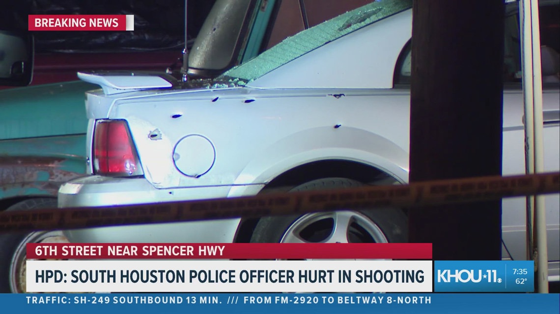 Breaking: Officer critically injured in South Houston shooting, suspect ...