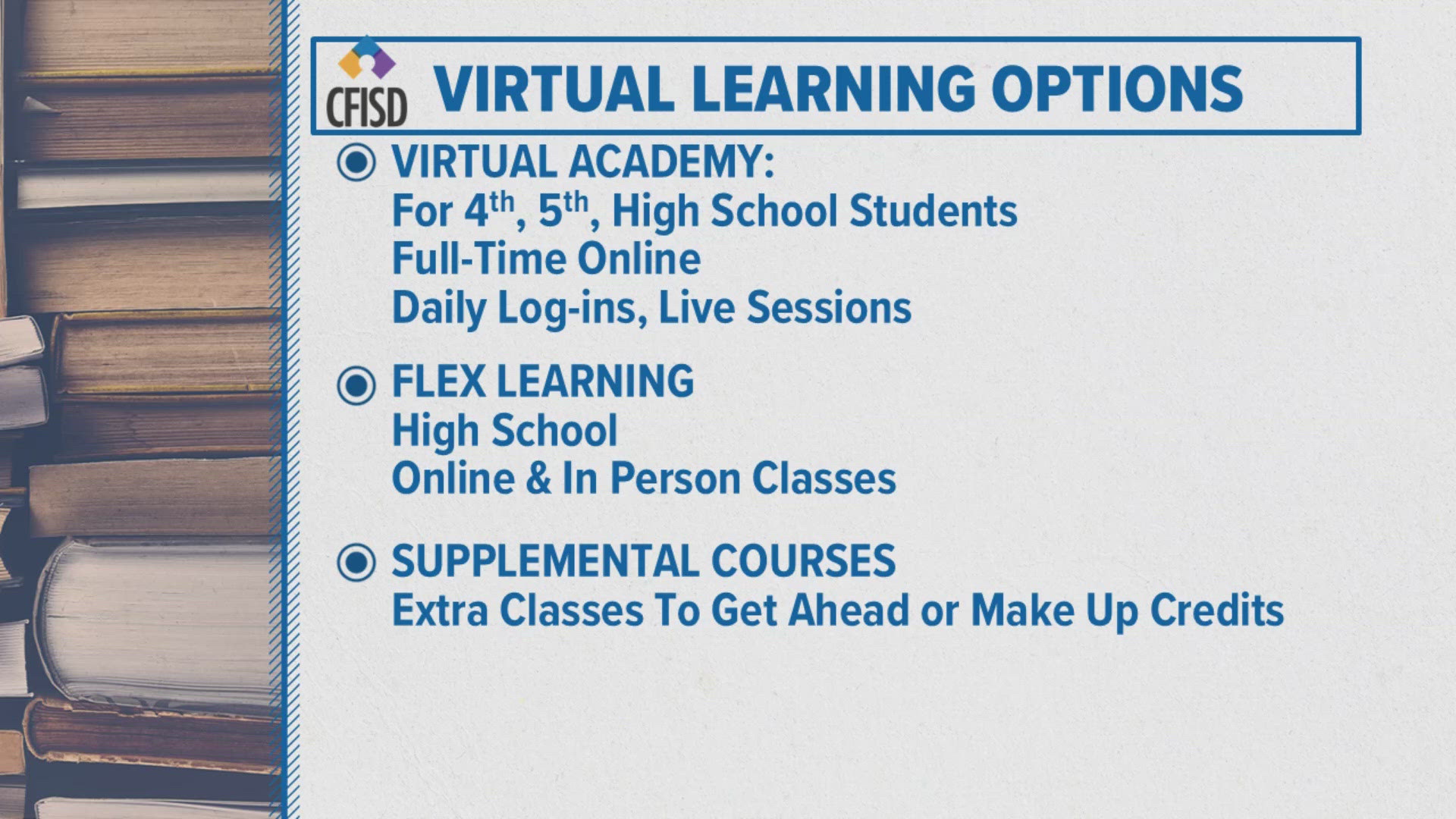 Cy-Fair ISD announces new virtual learning options for 2026-27 school ...