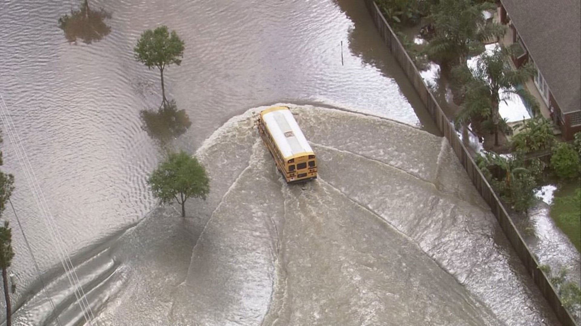 Photos: Aerial flooding views from Air 11 | khou.com