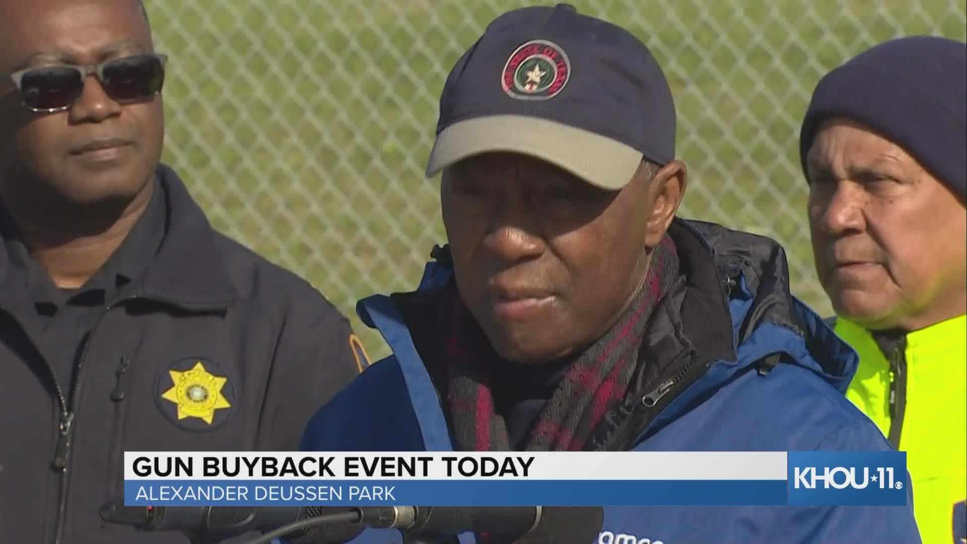 Houston and Harris Co. leaders give update on today's gun buyback ...