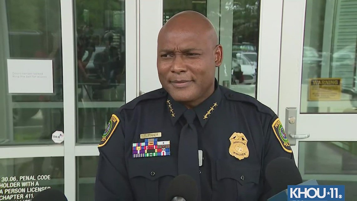 Houston Police Chief Troy Finner addresses family disturbance call at ...
