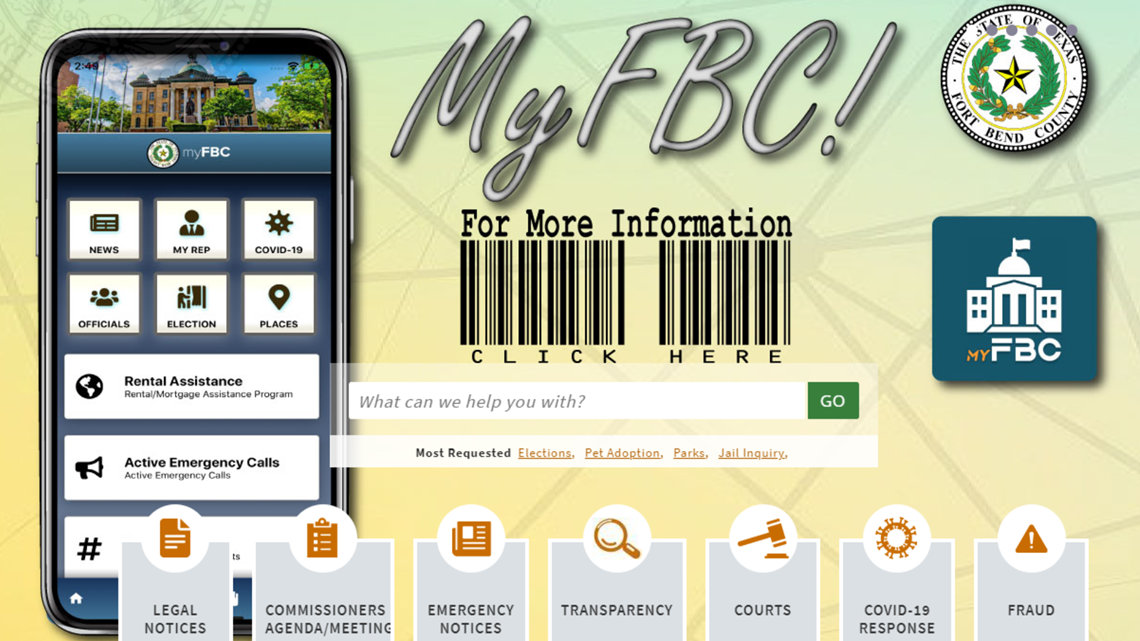 Fort Bend County mobile app: myFBC features, how to download | khou.com