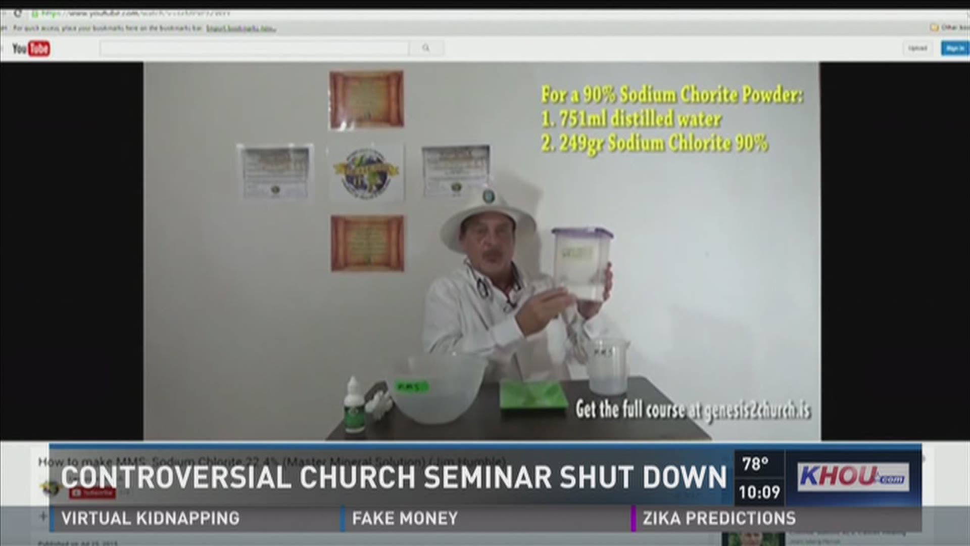 Controversial church claims dangerous drink cures sickness | khou.com