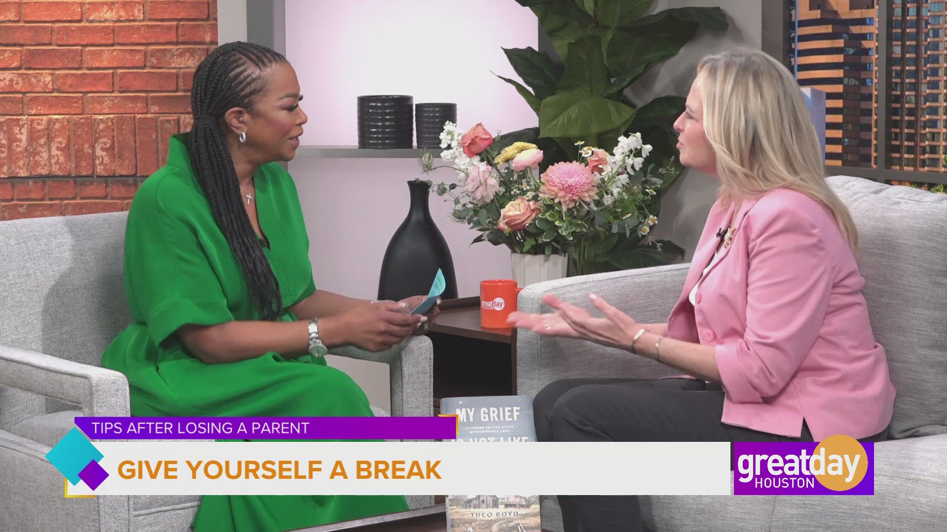 Author Theo Boyd shares six tips after losing a parent | khou.com