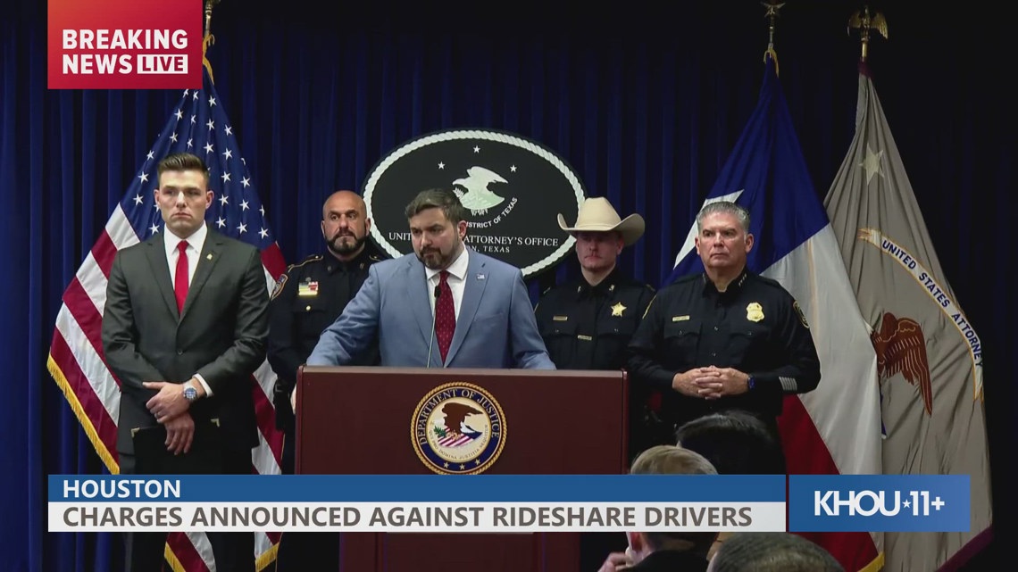 Federal charges announced against Houston rideshare drivers | khou.com