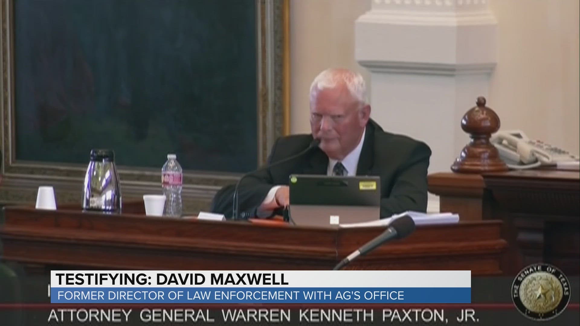 Dan Cogdell's questioning of David Maxwell goes from tense to comedy to tense again | khou.com