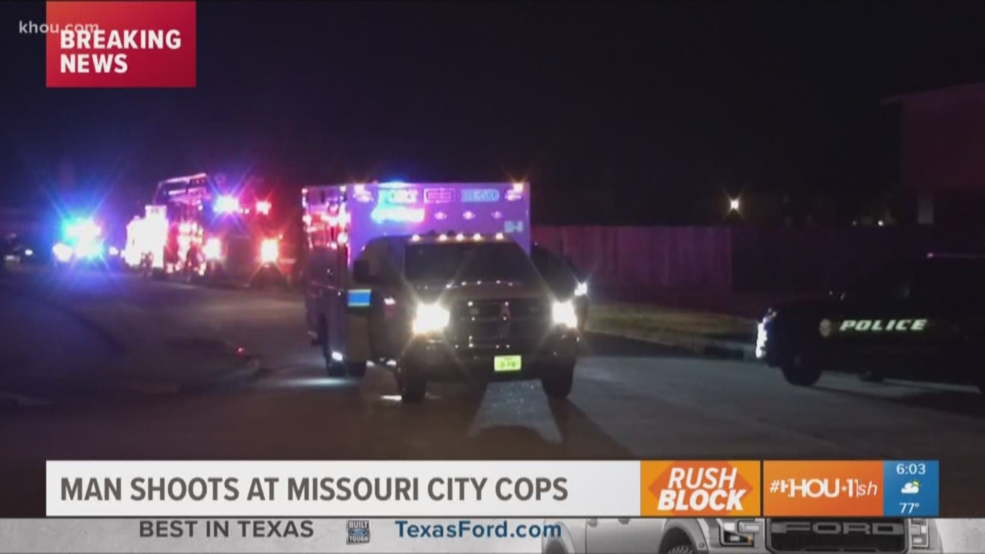 Man Arrested Charged After Shooting At Missouri City Police