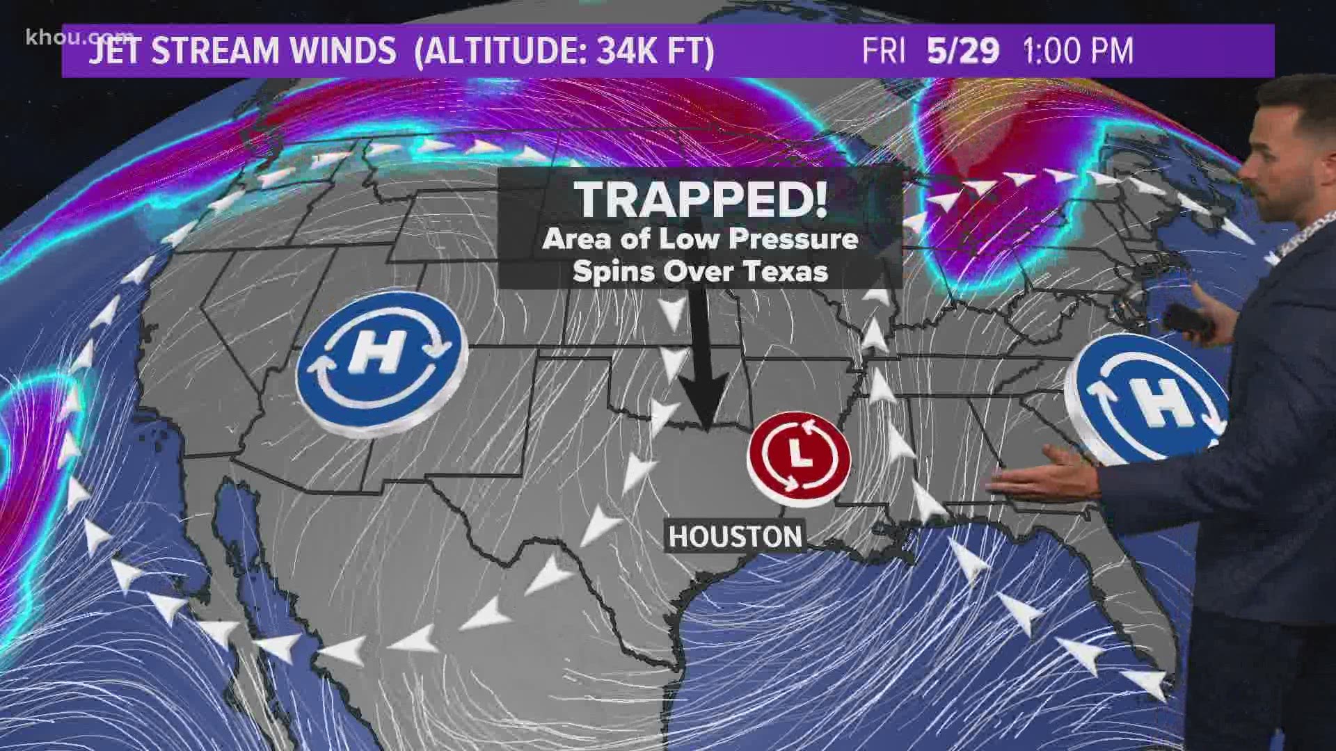 Sunday storms kick off wet weather pattern across Houston | khou.com