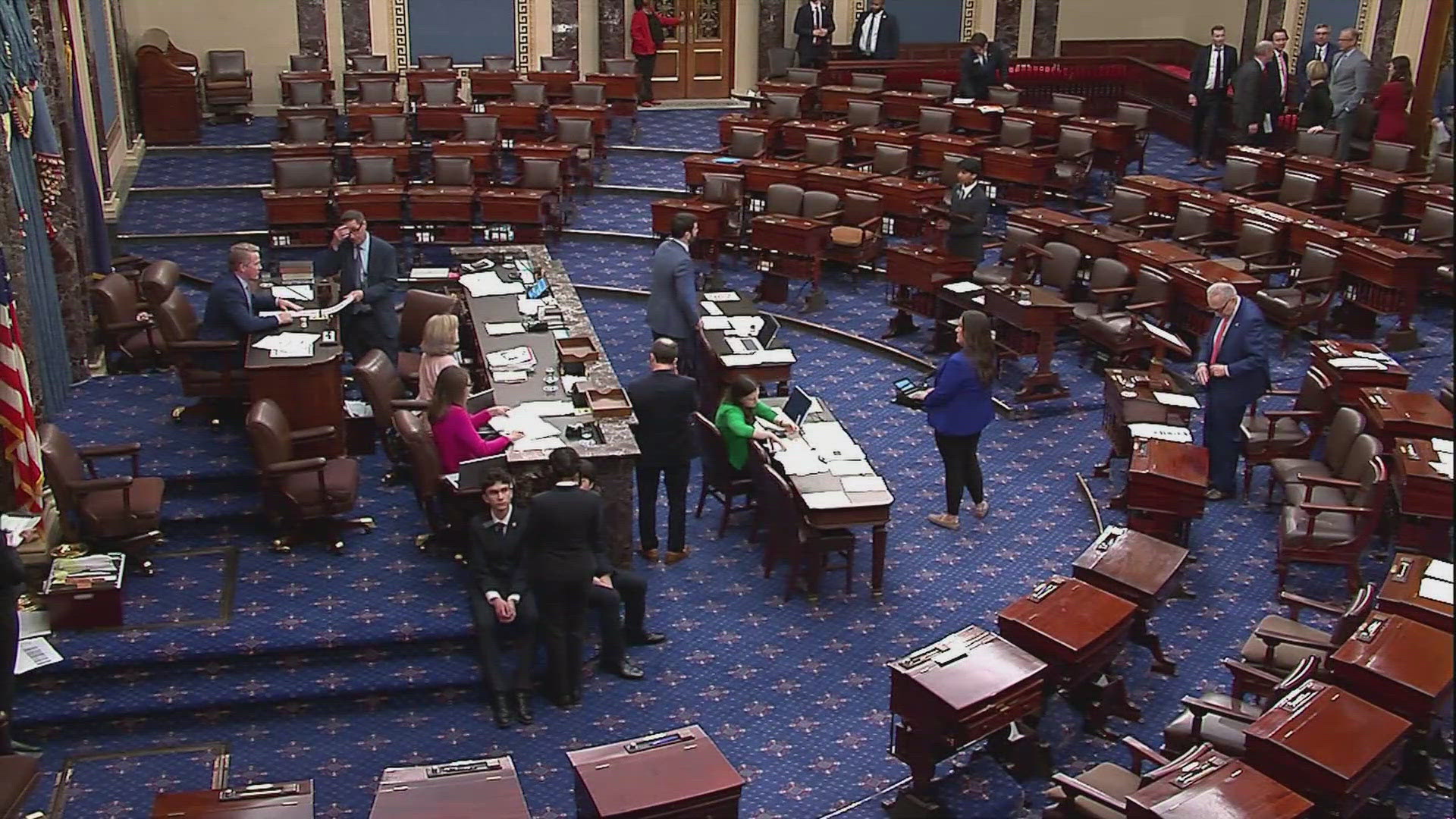 Senate passes key budget plan without Democrat support | Bill now goes ...