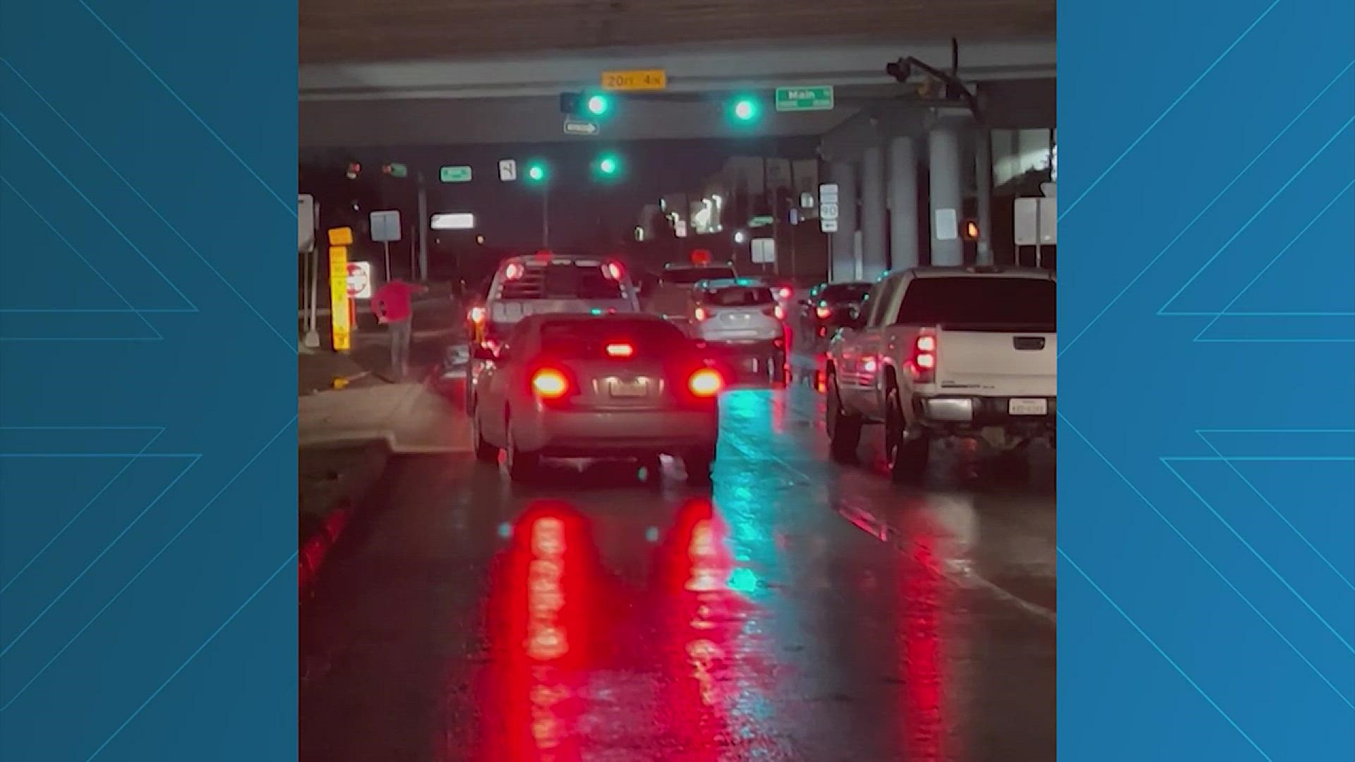 Raw video: Gunman opens fire on hit-and-run driver during road rage ...