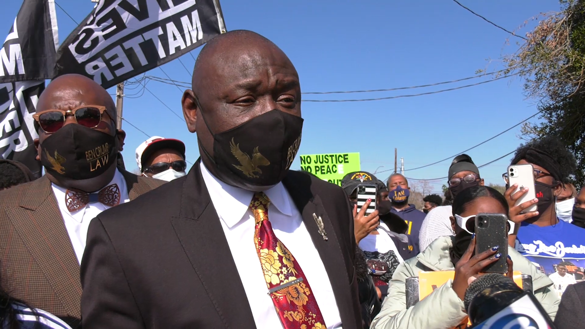 Ben Crump ties Capitol riot to police racism at La Marque protest ...