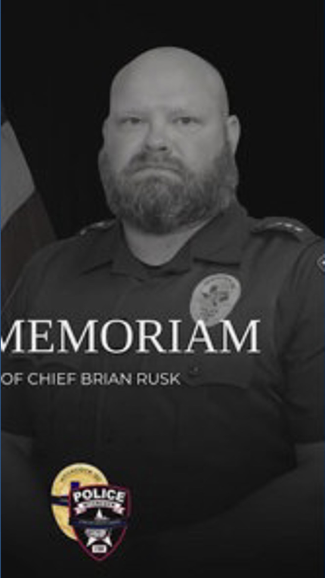 Hitchcock ISD remembering Police Chief Brian Rusk | khou.com