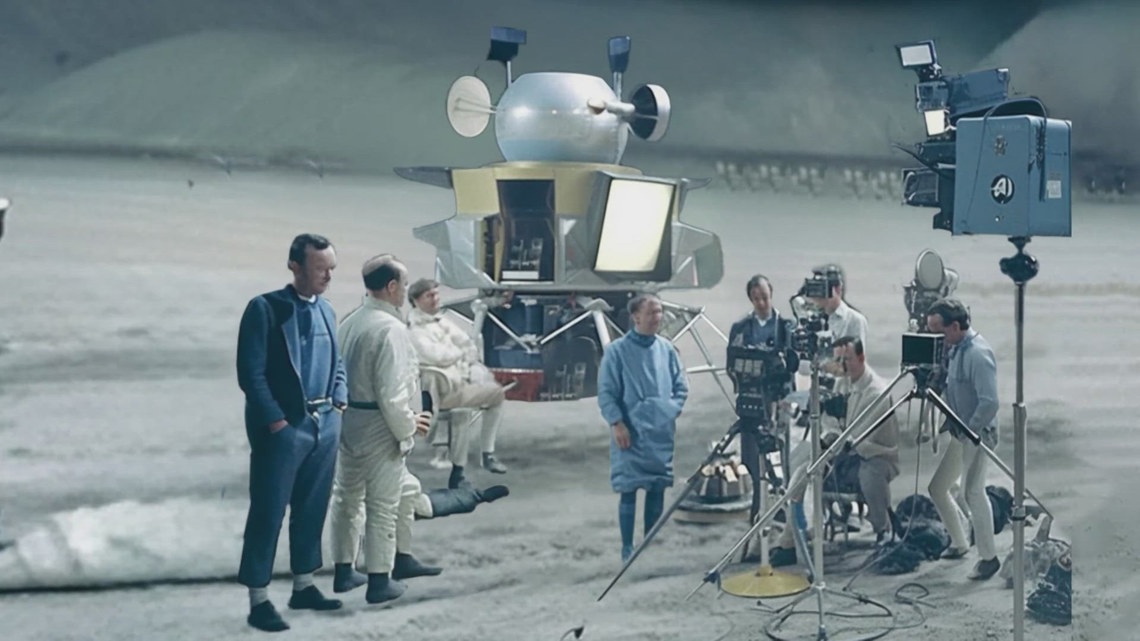 Viral images of moon landing filming are not real | khou.com