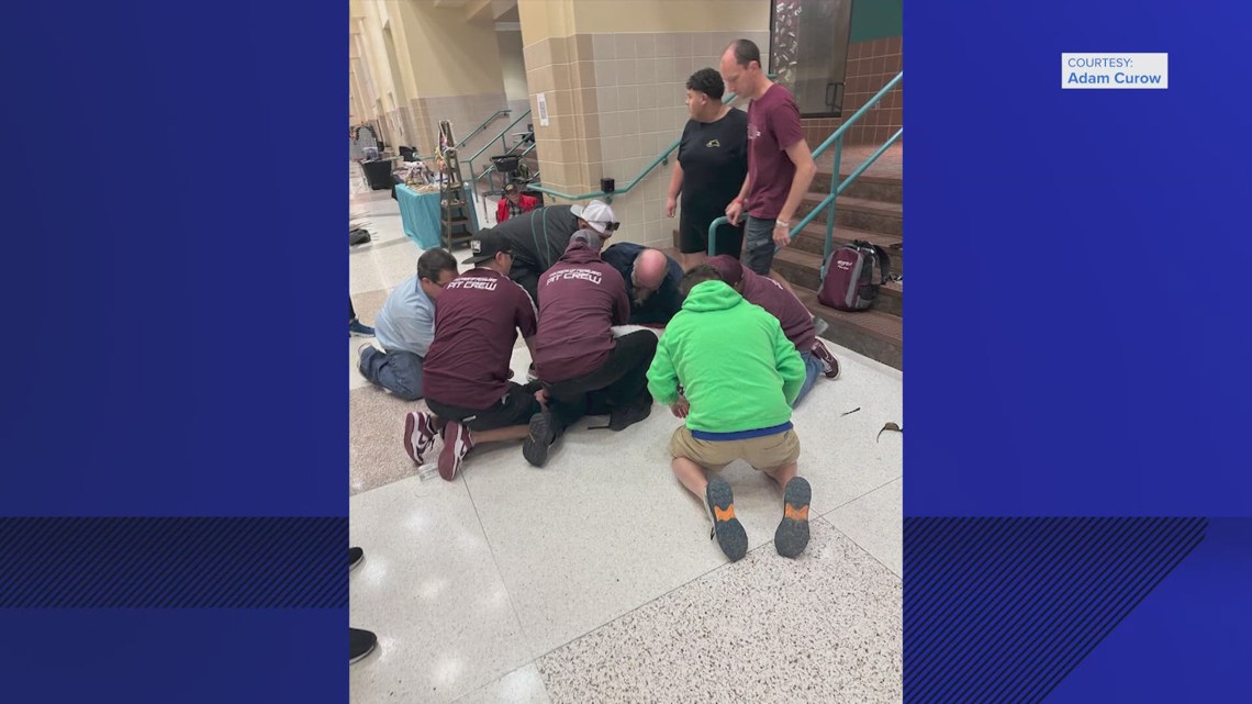 Dads take down suspect accused of firing shots inside Pasadena Memorial HS during band ...