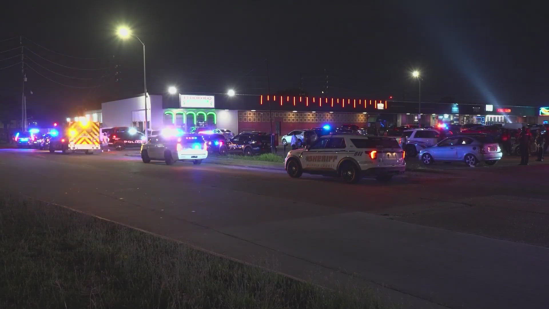 HPD: Gun fired while officers tried to break up massive crowd in north ...