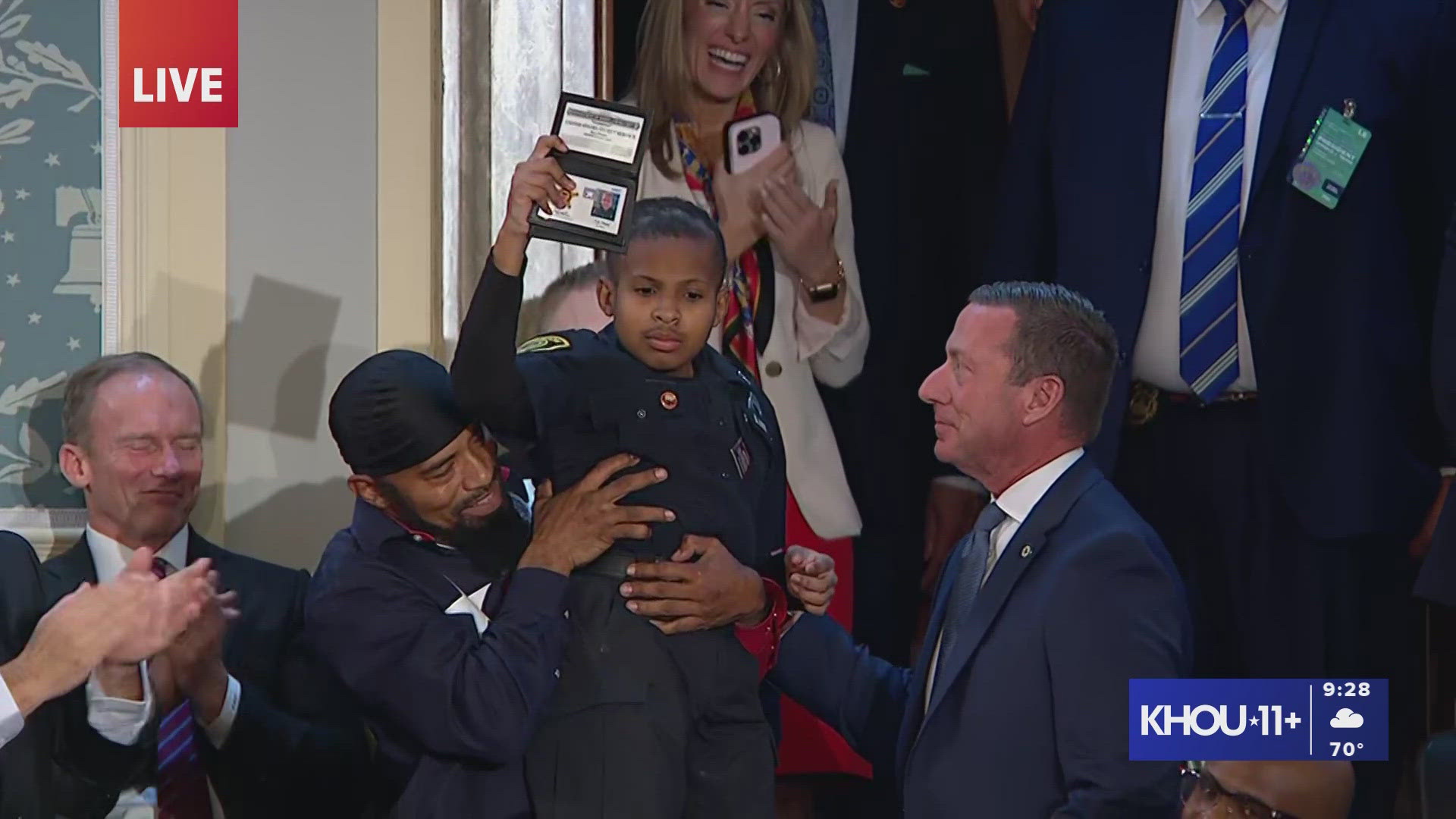 Devarjaye 'DJ' Daniel of Houston becomes honorary Secret Service agent ...