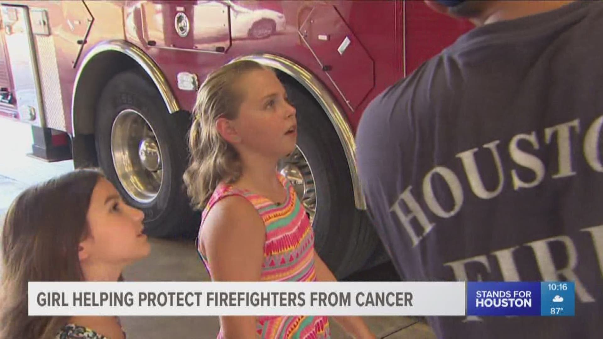 Houston girl hopes to help protect firefighters from cancer through ...