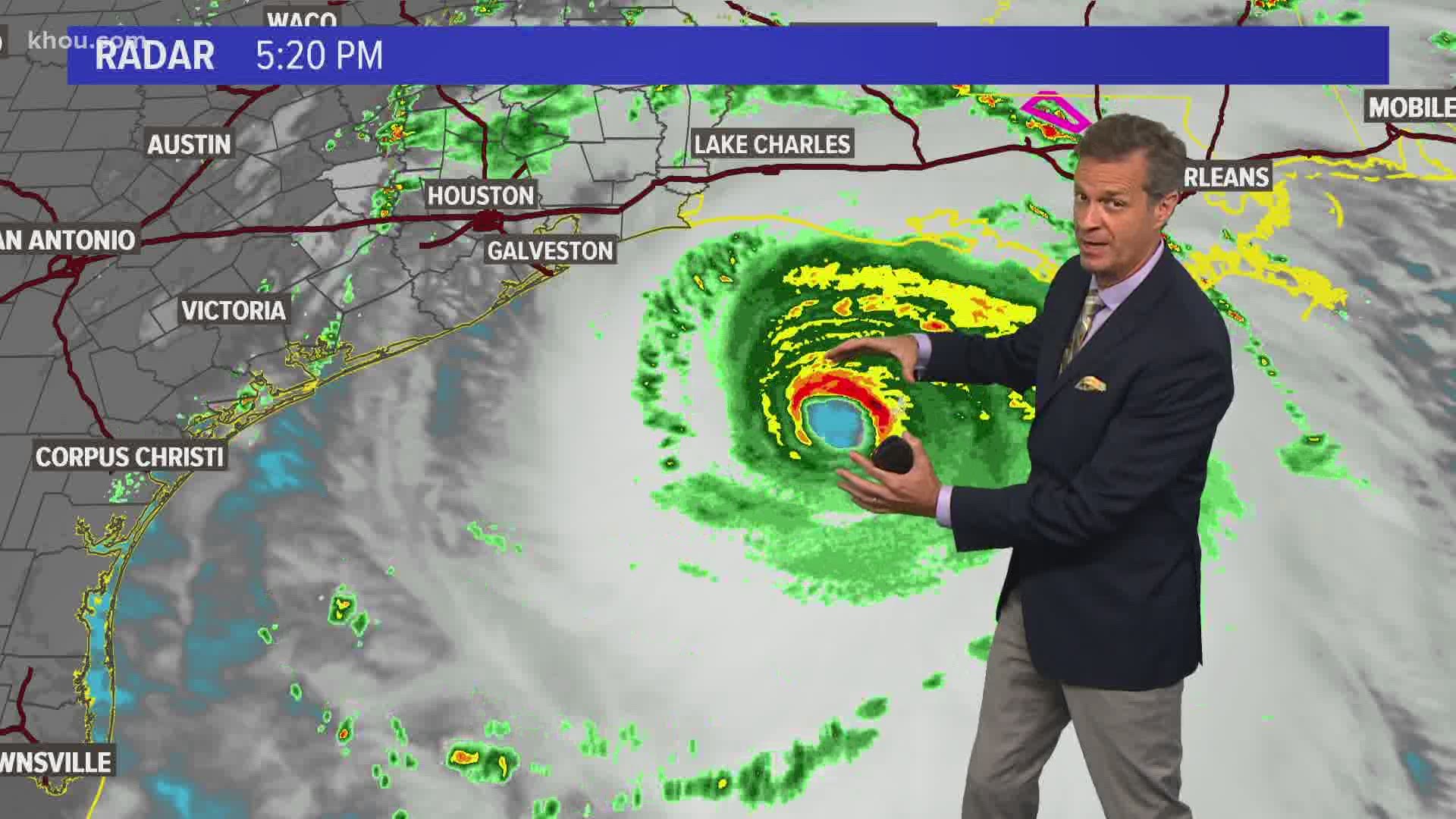 Wednesday 5:30 p.m. update on Hurricane Laura: Houston remains ...