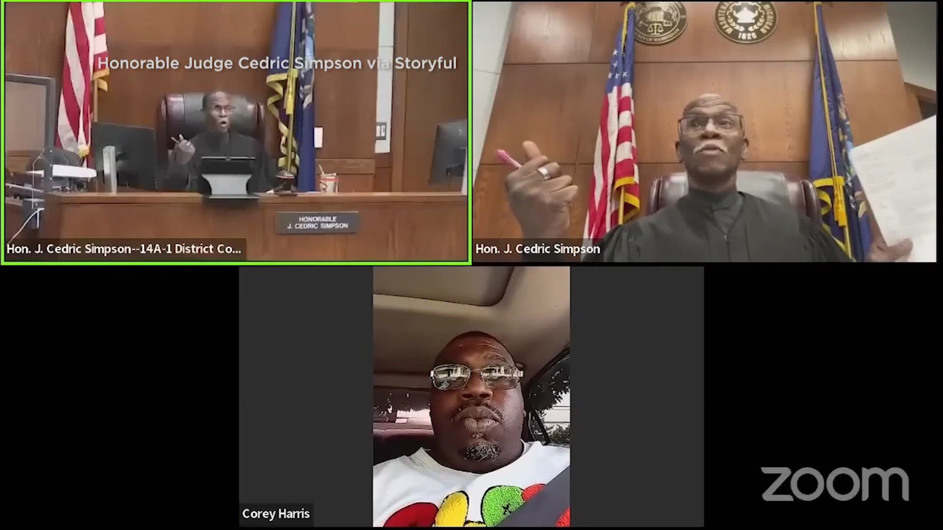Man stuns judge when he joins video hearing for driving with a ...
