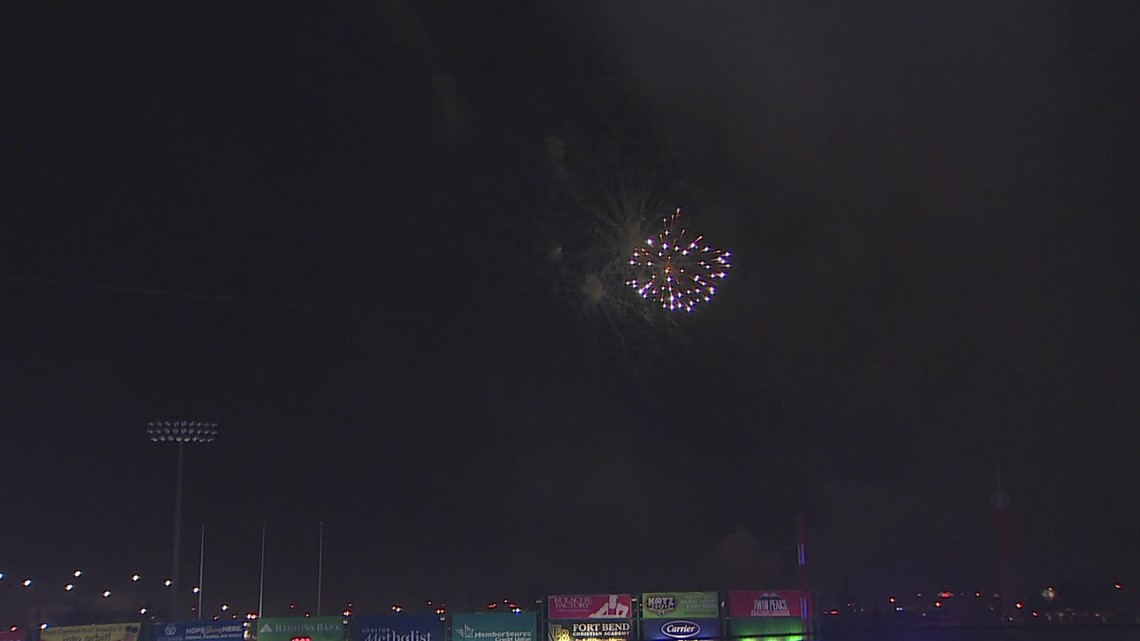 Fireworks display for New Year's Eve at Constellation Field in Sugar ...