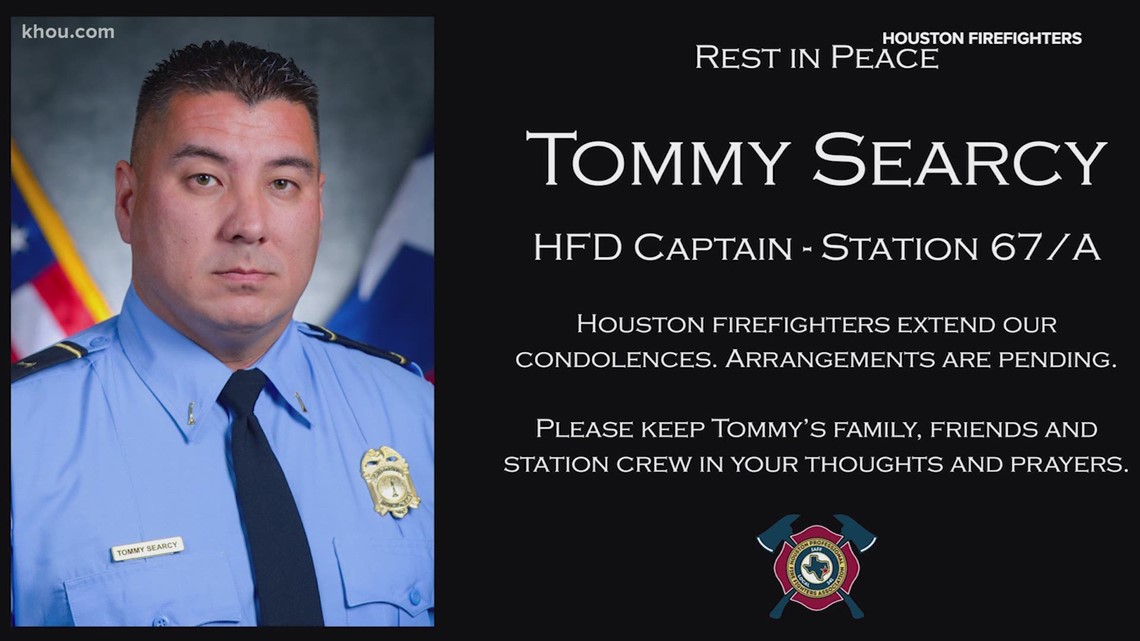 HFD Capt. Tommy Searcy dies after complications from COVID-19 | khou.com