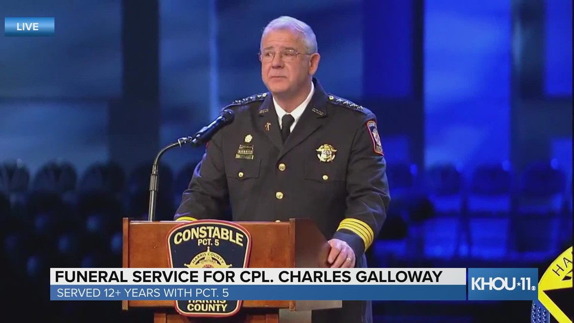 Pct. 5 Constable Ted Heap remarks on fallen Cpl. Charles Galloway ...