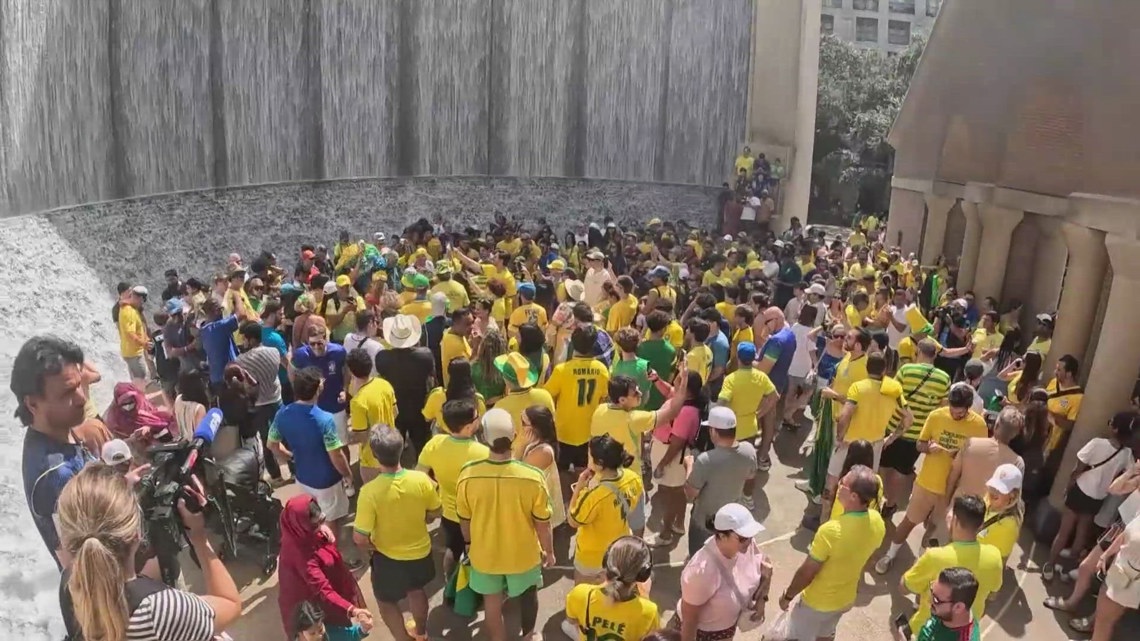 Brazil, Japan fans fill Houston with chants, dancing ahead of World Cup ...