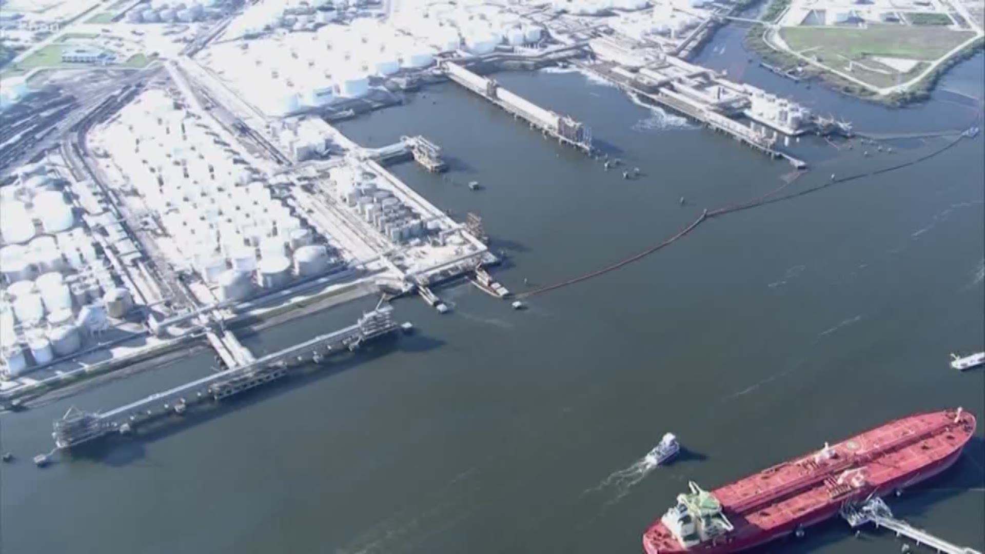 More progress made in cleaning out Houston Ship Channel after ITC fire ...
