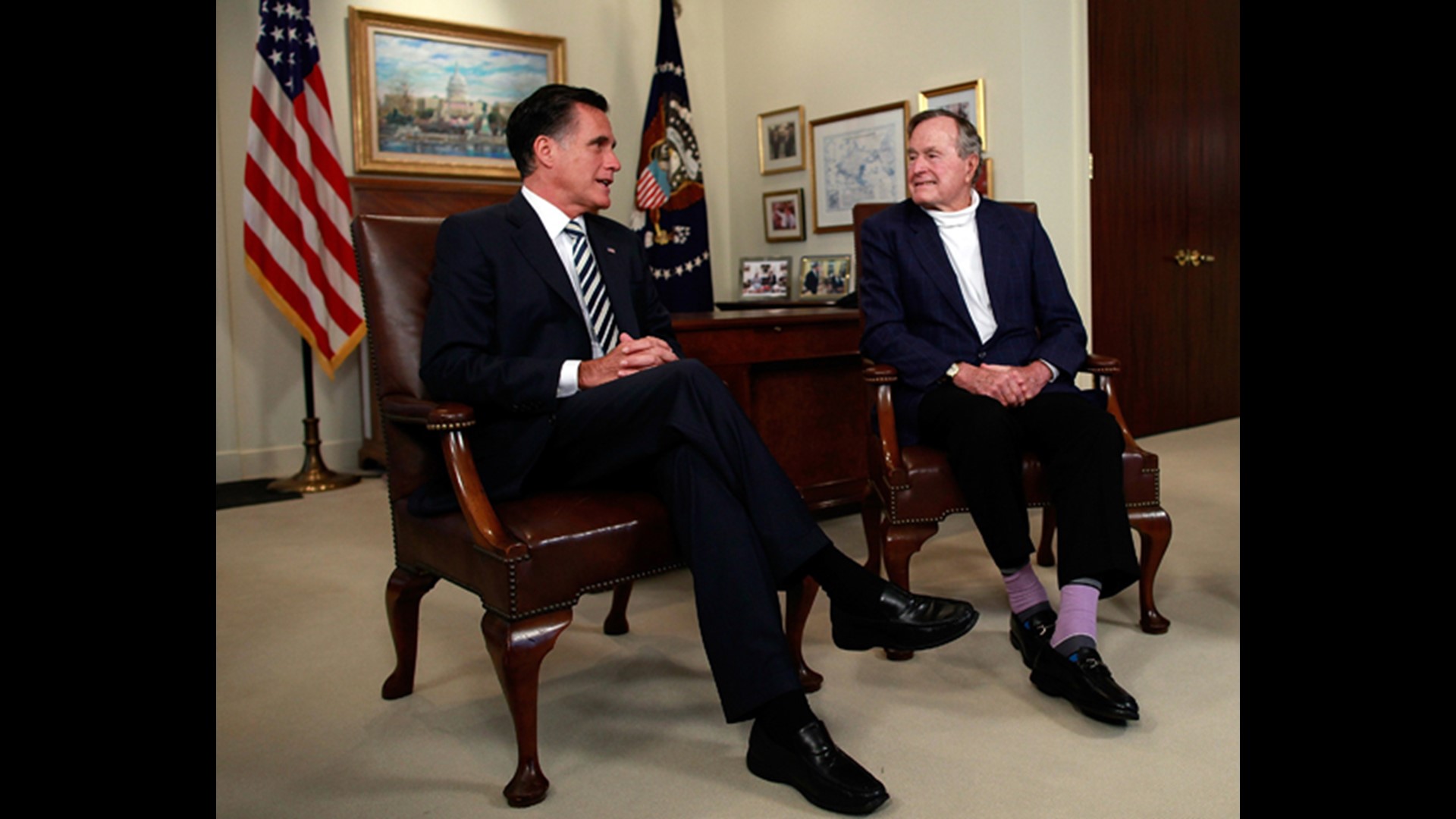 Photos: George H.W. Bush's colorful socks | khou.com