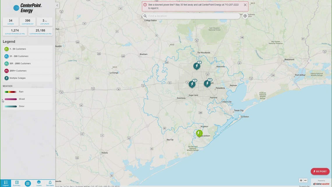 CenterPoint Energy outage tracker: How to use new live map | khou.com