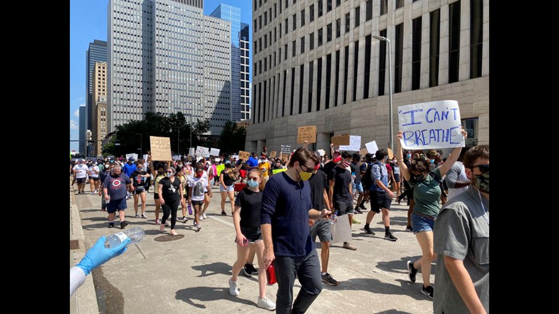George Floyd march in Houston | khou.com