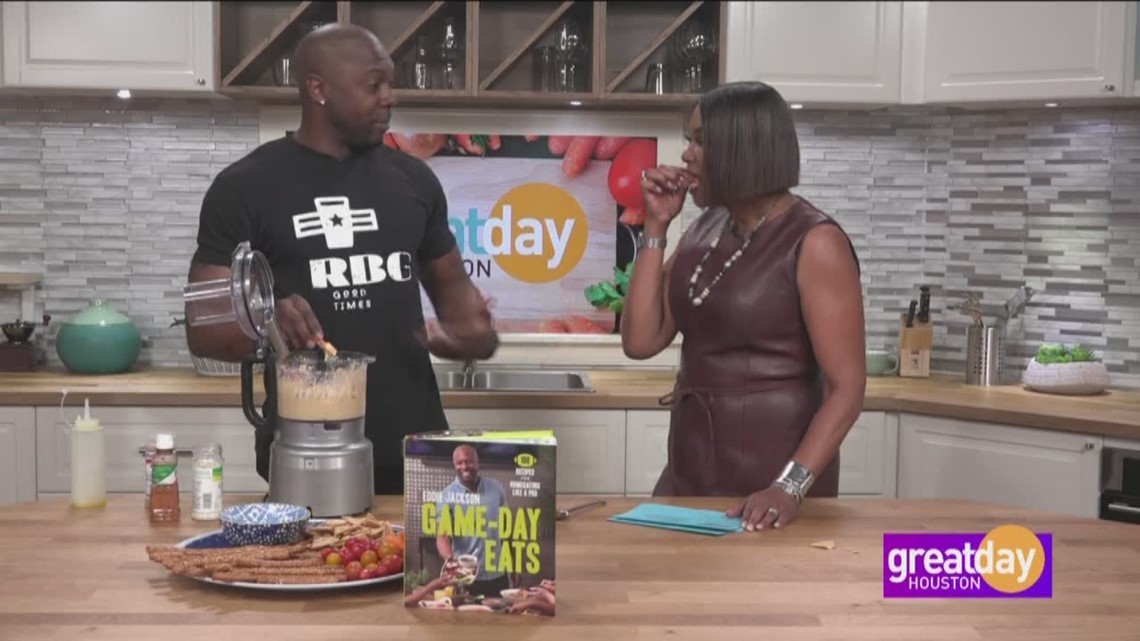 Food Network star Eddie Jackson shared his go-to Game-Day Eats | khou.com