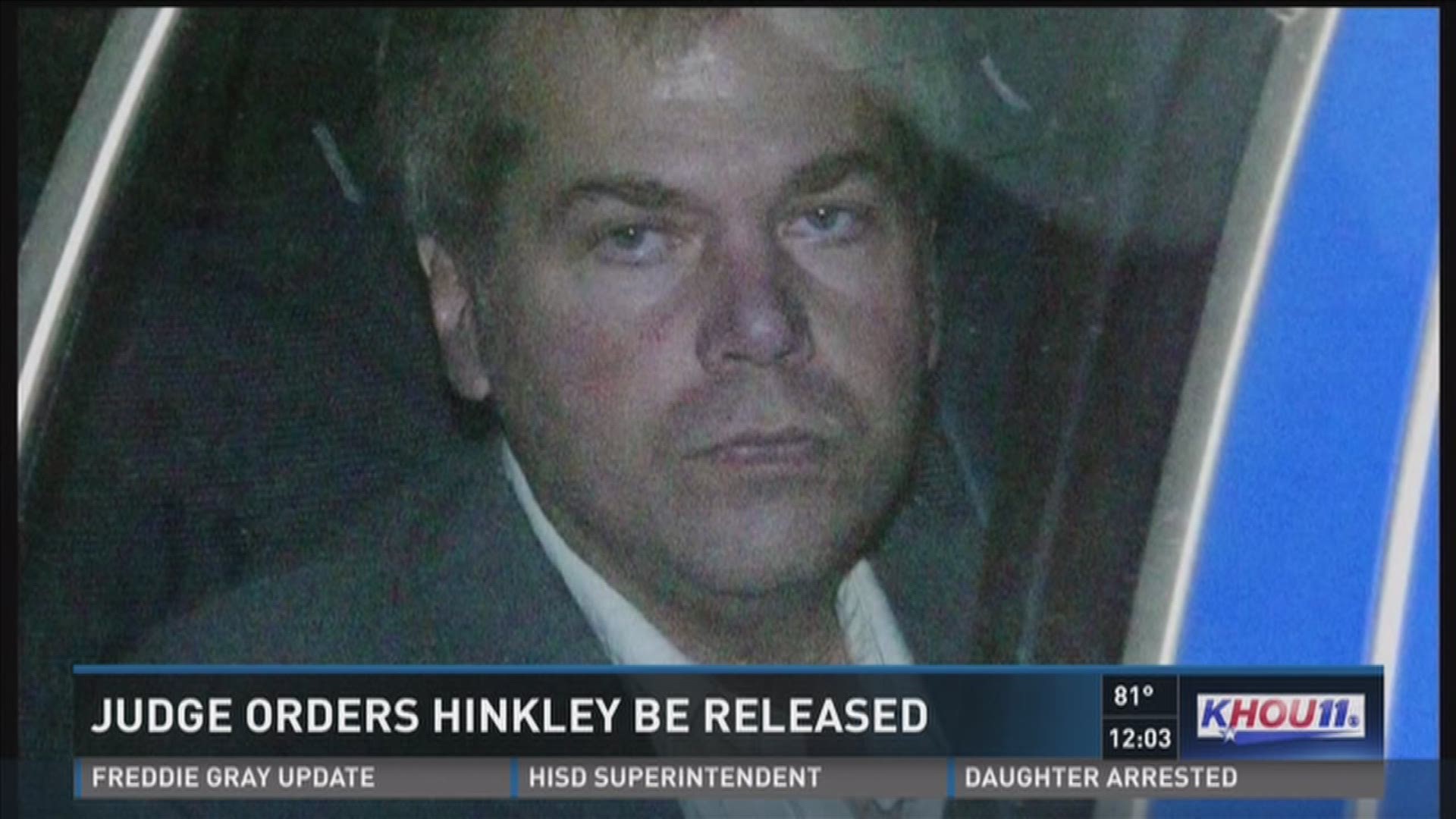 Reagan shooter John Hinckley Jr. released to home stay | khou.com