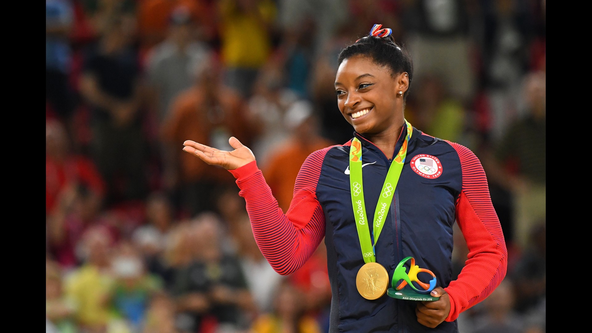 Simone Biles chosen to carry U.S. flag at closing ceremony of Rio ...