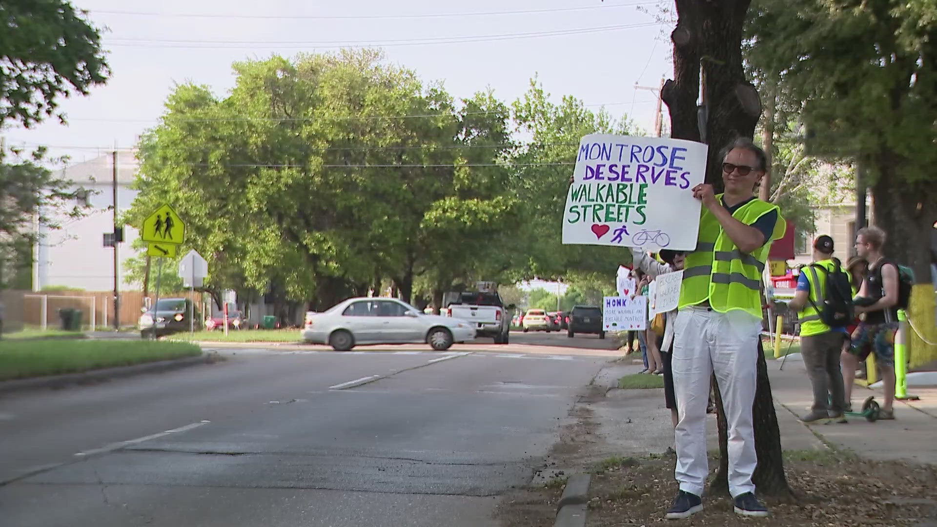 Houston residents protest construction on key bike lanes | khou.com