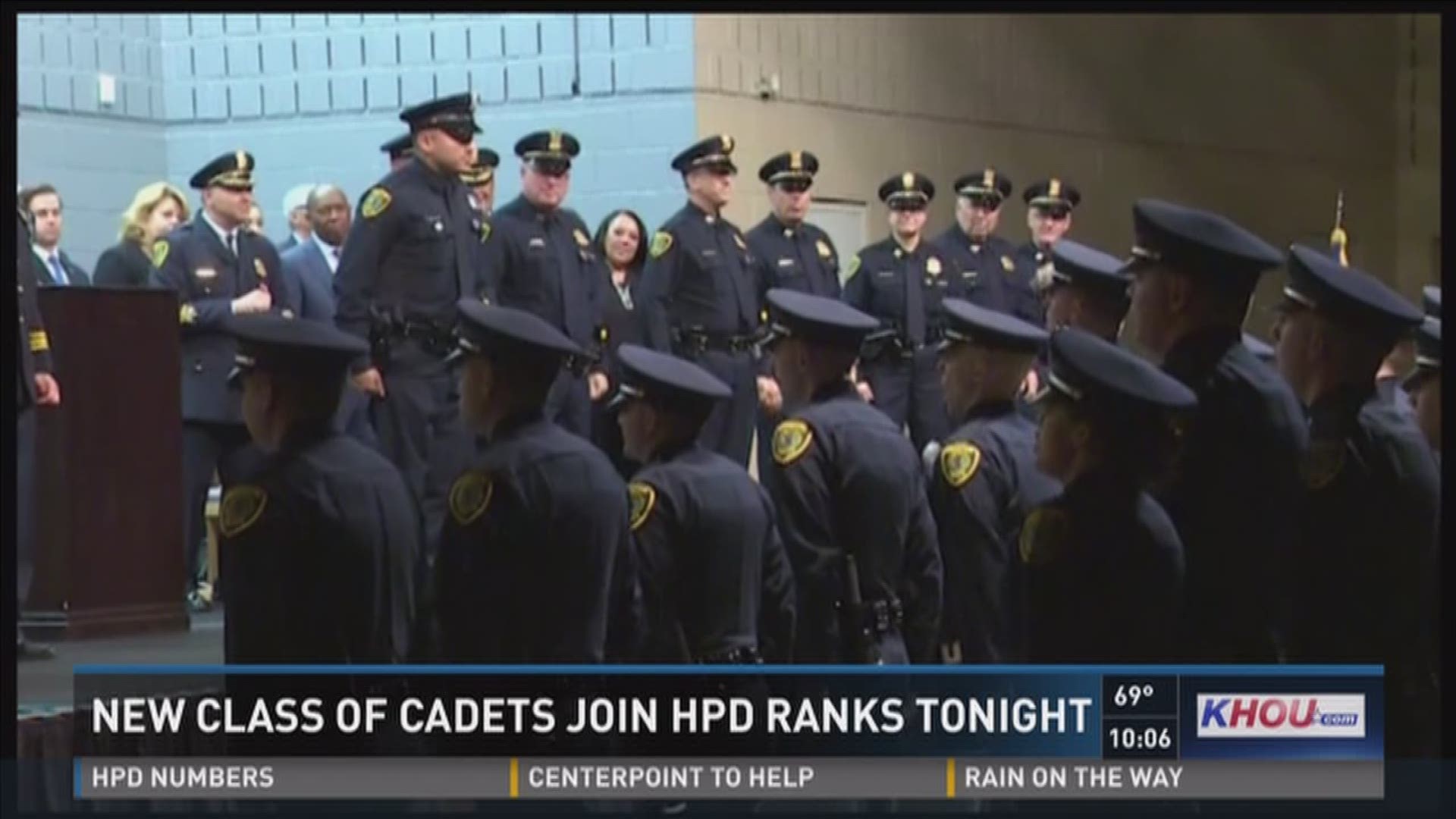 New class of HPD officers ready to protect and serve Houston | khou.com