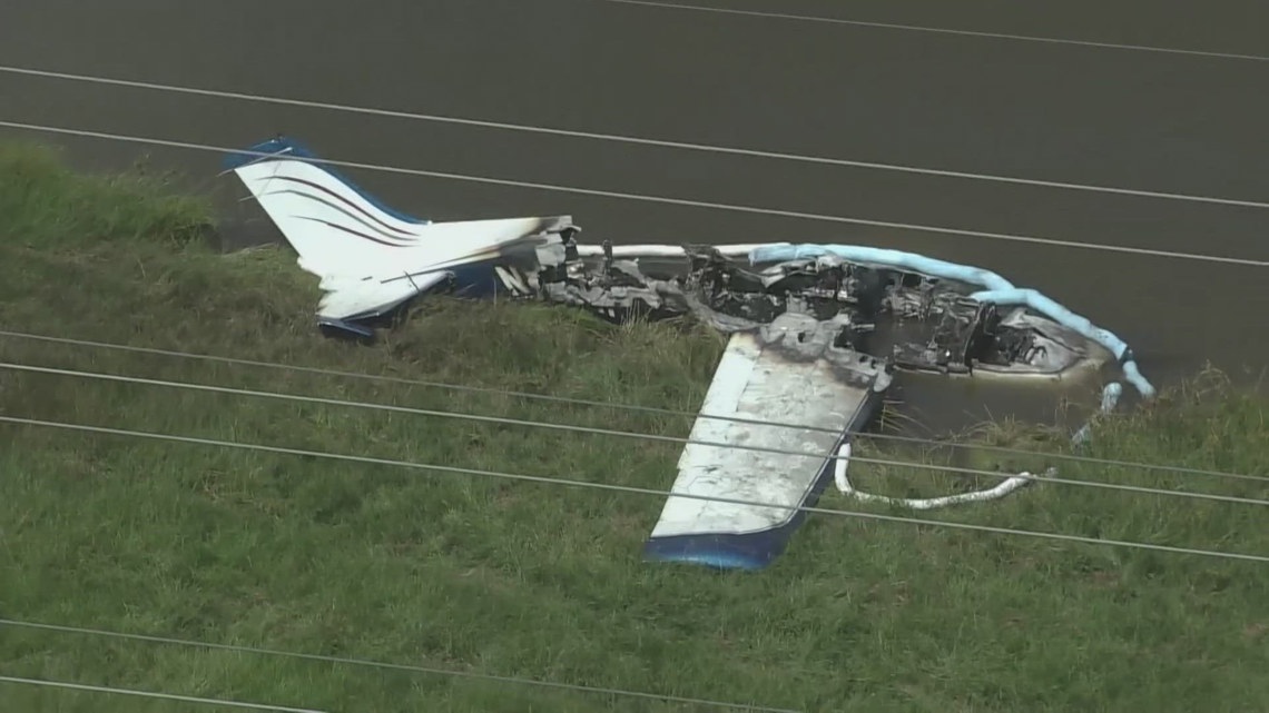 Small plane crashes near Adlong Johnson Road | khou.com