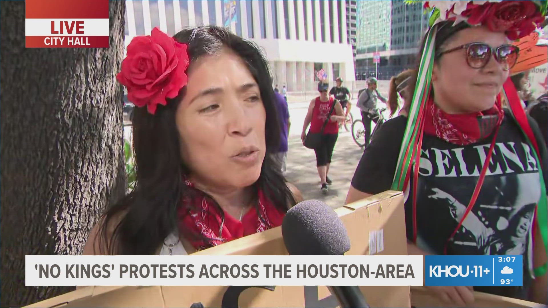 Houston's 'No Kings' protest: More arriving with thousands present at ...
