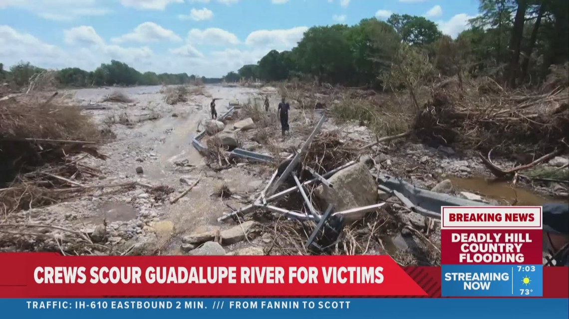 Kerr County flooding: Crews working relentlessly to search for victims ...