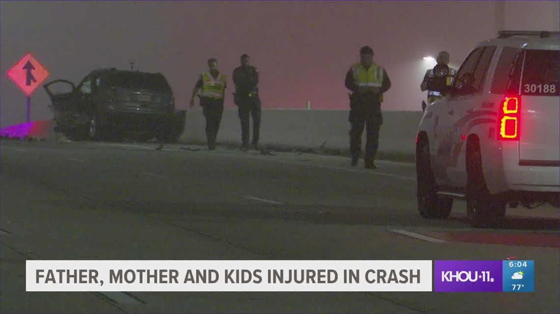 Family of 4 hospitalized in critical condition after crash on Hardy ...