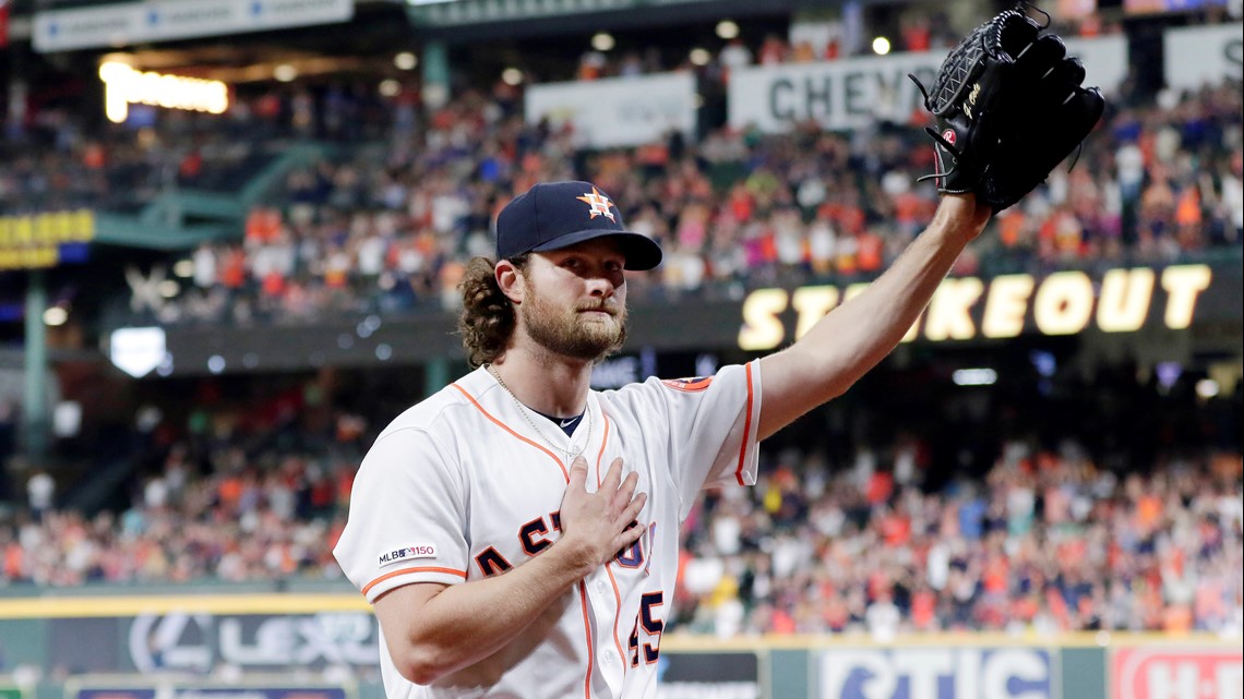 Cole reaches 300 Ks for season, Astros beat Rangers 3-2 | khou.com