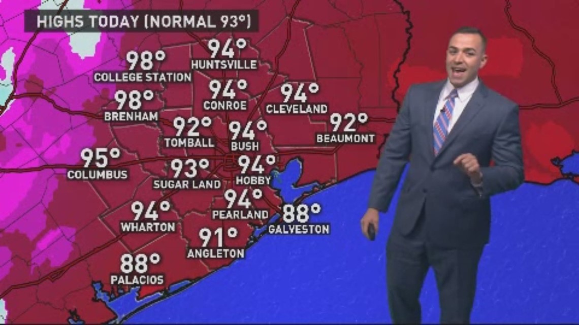 Sunday's morning forecast with Blake Mathews | khou.com