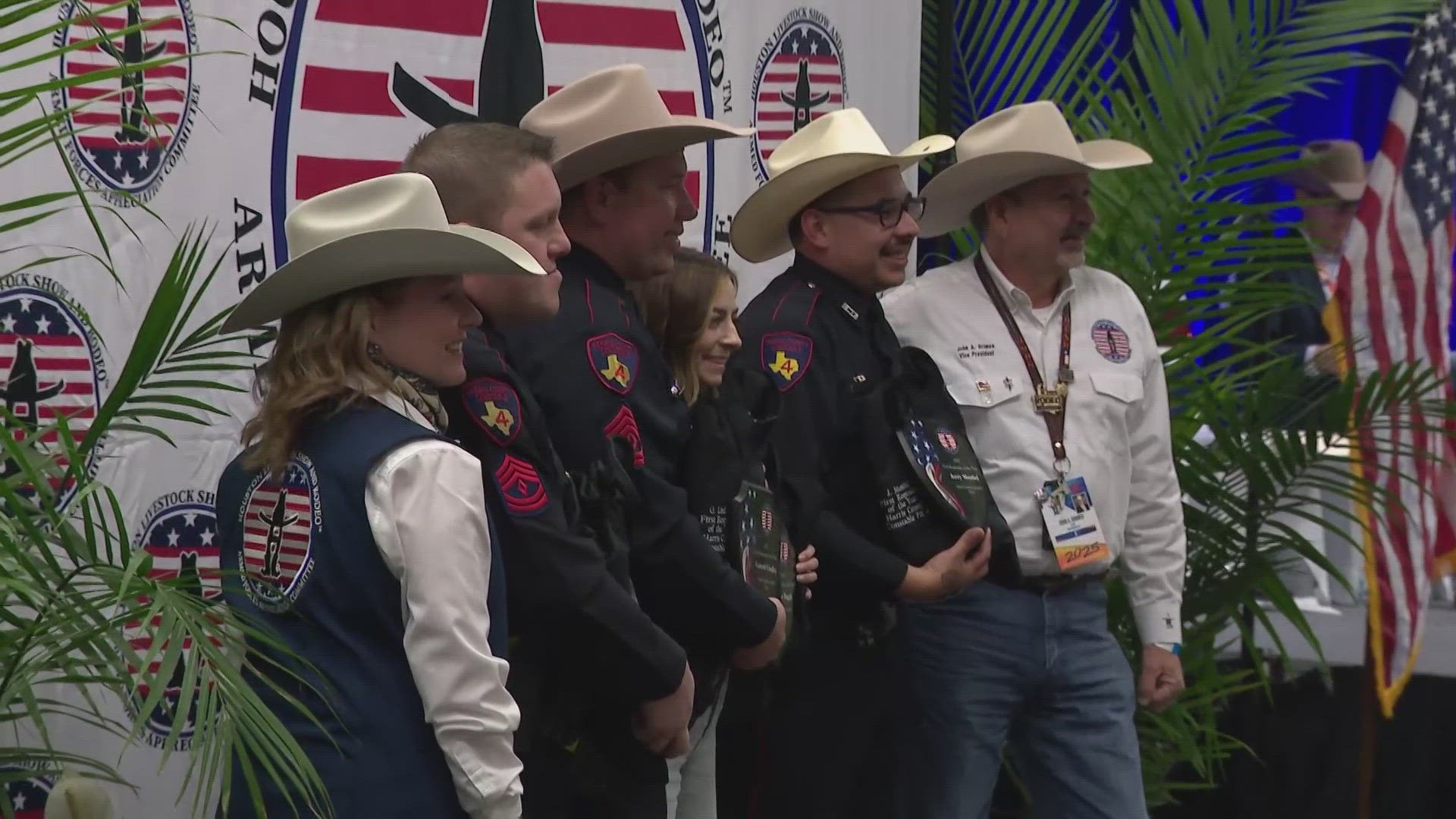 Constable deputy honored for life-saving rescue at Houston rodeo | khou.com