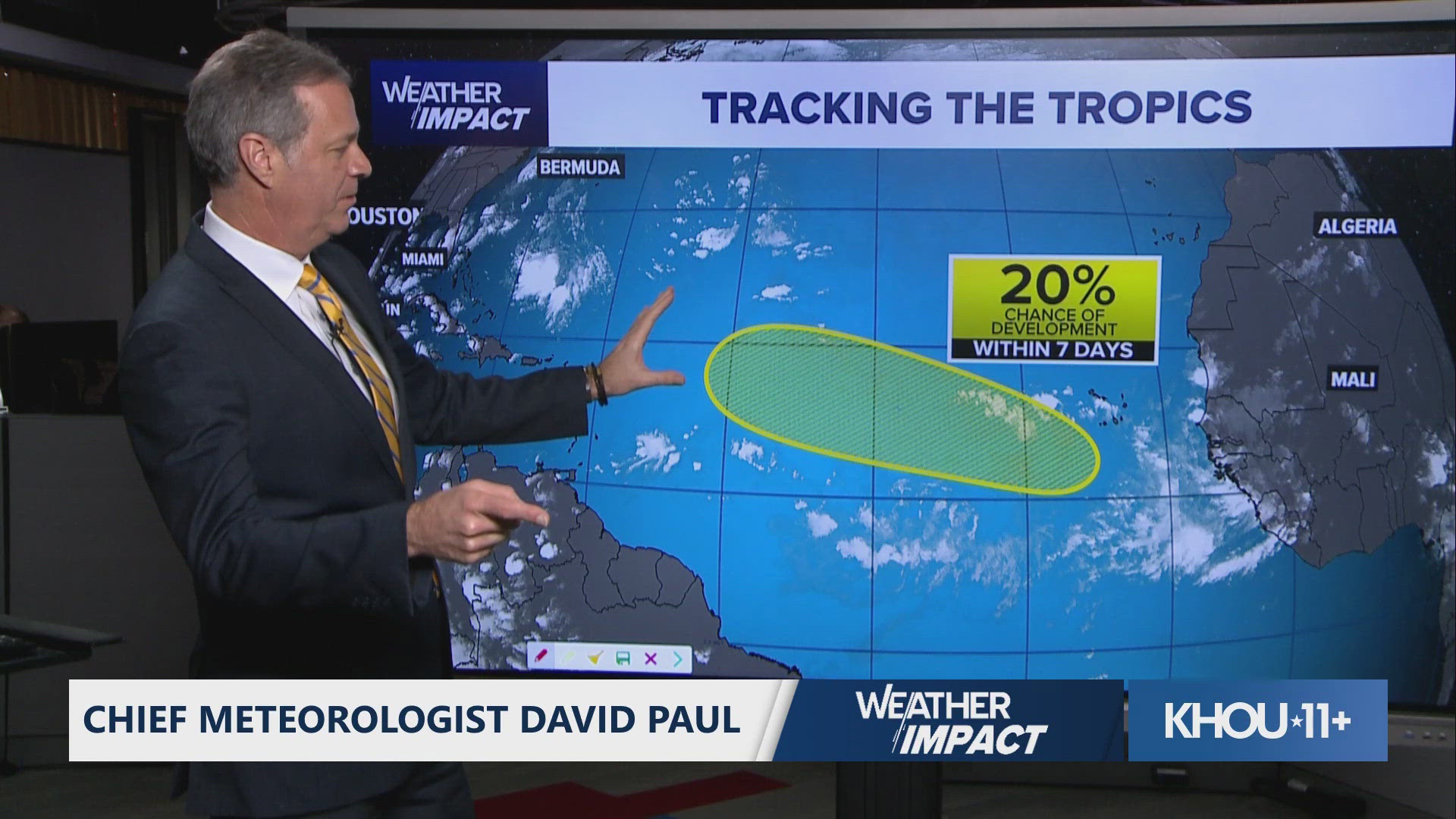 Tropical update: Spot off coast of Africa has 20% chance for ...