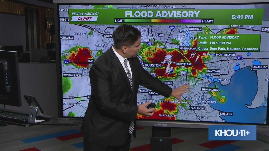 Meteorologist Chris Ramirez tracking slow-moving storms across Houston | khou.com