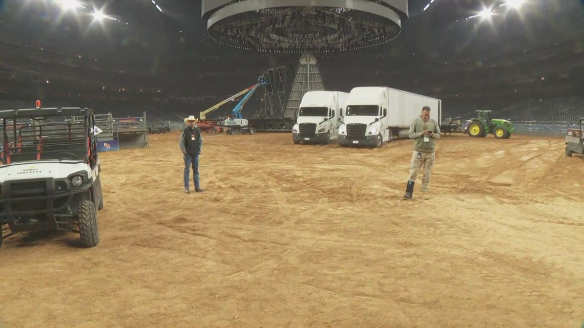 How NRG Stadium transforms from RodeoHouston to Final Four host | khou.com