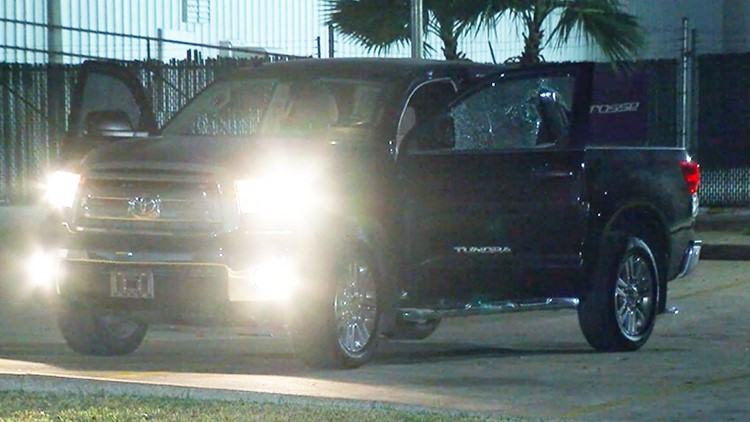 Woman shot in neck inside pickup on Pech Road | khou.com